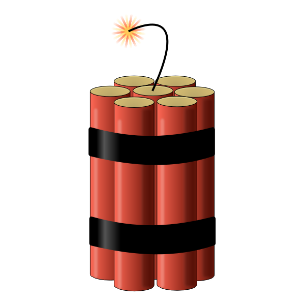Improvised explosive device (IED) - bomb | Free SVG
