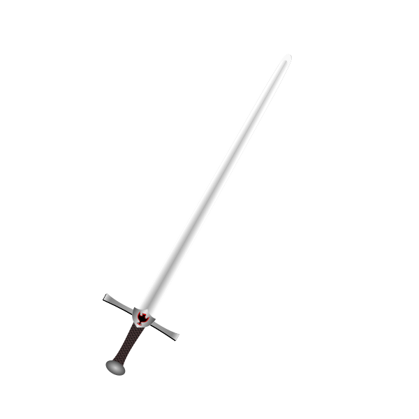 Bloody sword vector image | Free SVG