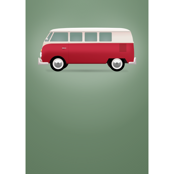 Vintage van vector graphics | Free SVG