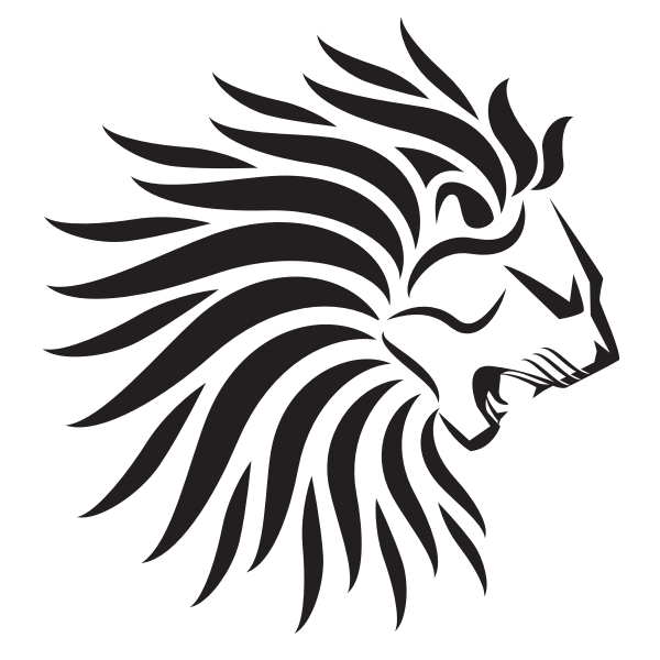 Lion head clip art | Free SVG