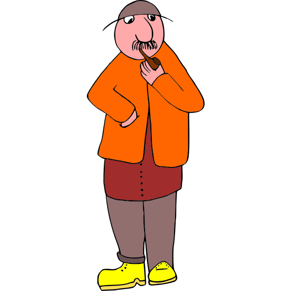 Man with pipe-1607702902 | Free SVG