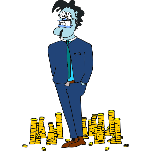 Greedy guy | Free SVG