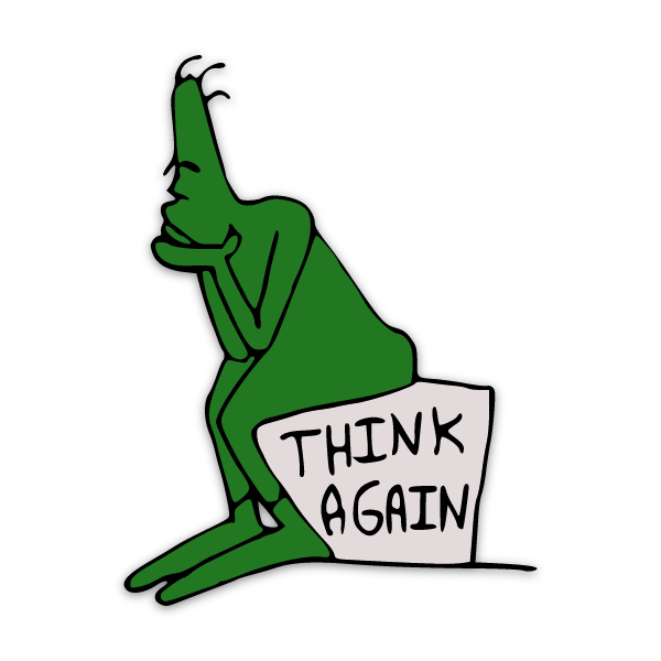 Think again | Free SVG
