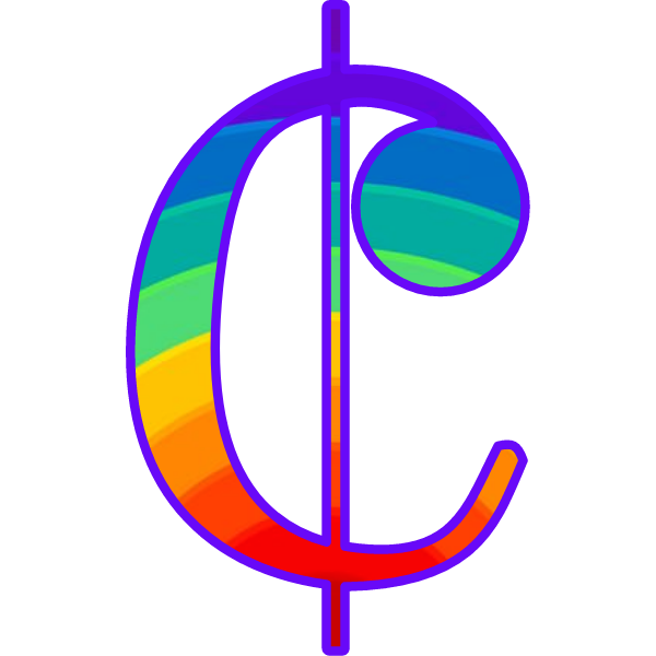 Time Signature Cut Time Colorful Sign | Free SVG