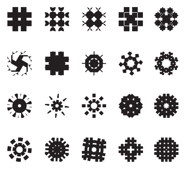 Shape collection clip art | Free SVG