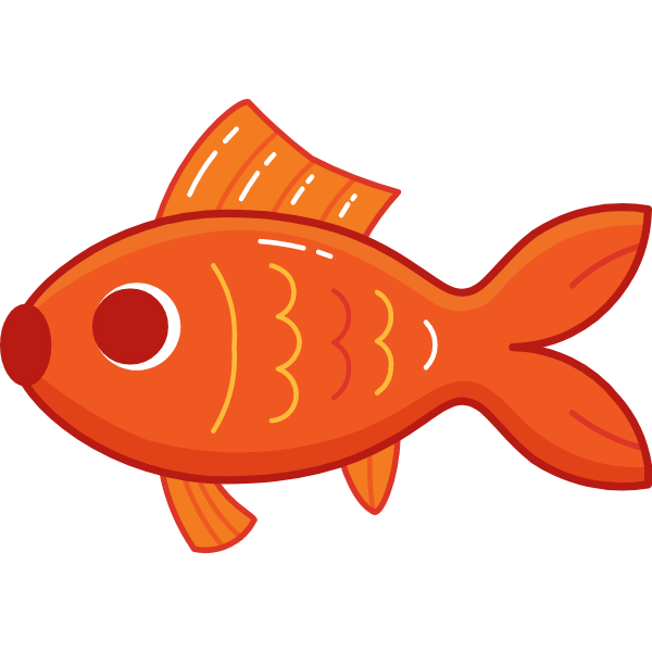 Orange Fish-1671876366 | Free SVG