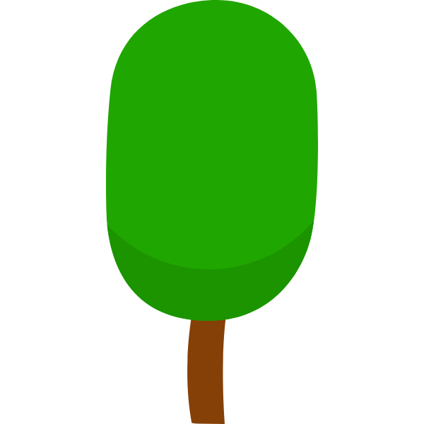 Normal Green Tree | Free SVG