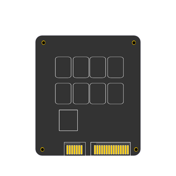 Solid State Drive (SSD) 1 | Free SVG