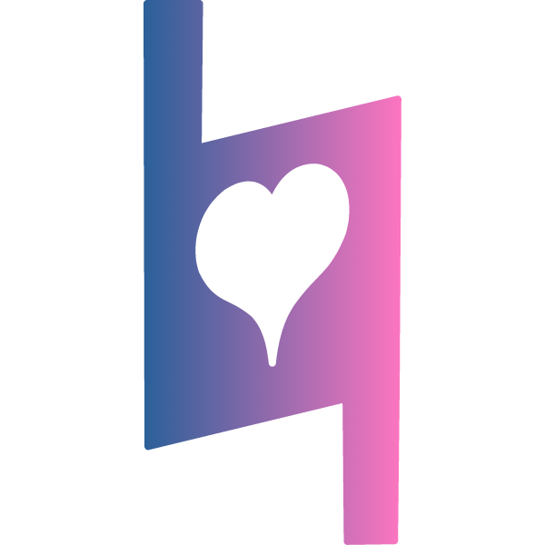 Accidental sharp with a white heart | Free SVG