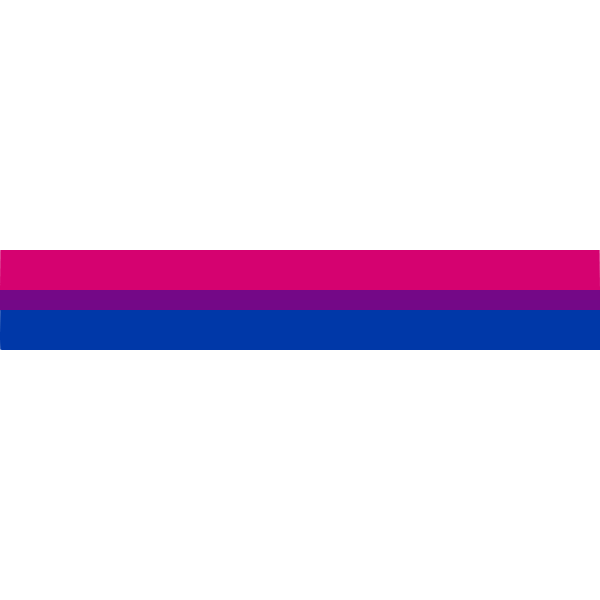 Bisexual flag ultrawide banner for profile covers | Free SVG