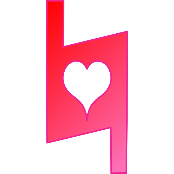 Accidental Sharp Love Symbol | Free SVG