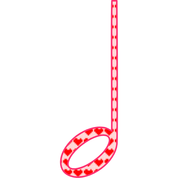 Musical note two half | Free SVG