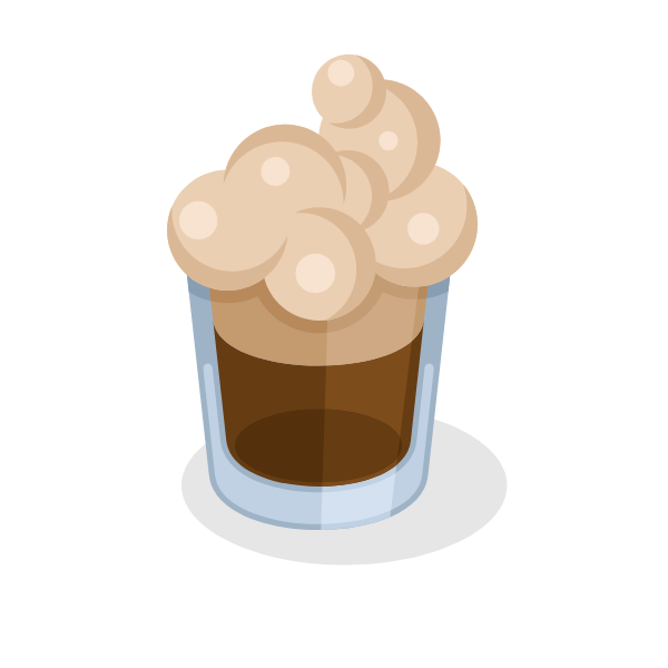 Coffee With Cream Free SVG