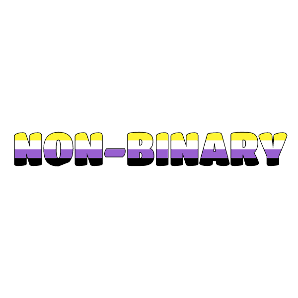 Non-binary gender word | Free SVG