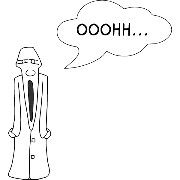 The OOOHH man | Free SVG