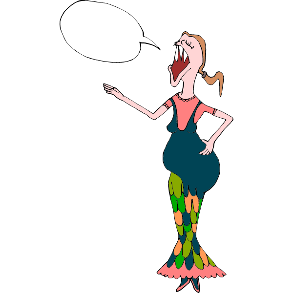 Diabolic singer | Free SVG