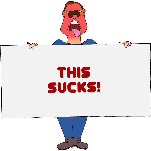 This sucks sign | Free SVG