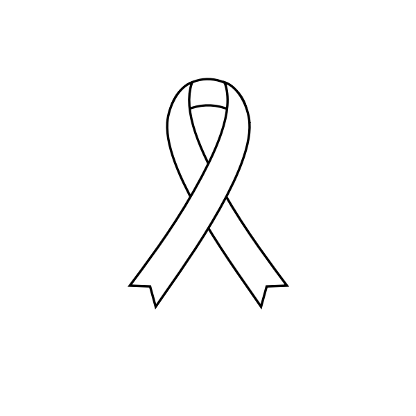 White ribbon | Free SVG
