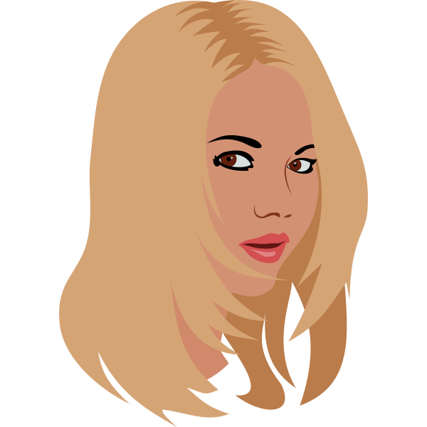 Malay woman portrait vector illustration | Free SVG
