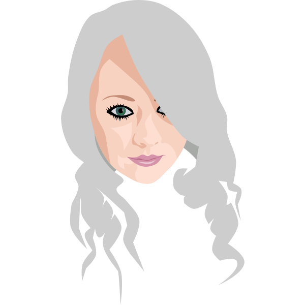 Malay woman portrait vector illustration | Free SVG