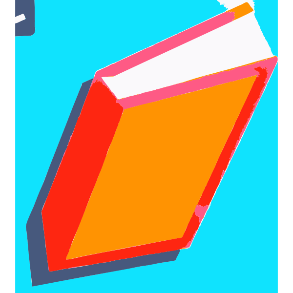 Bright-colored book | Free SVG