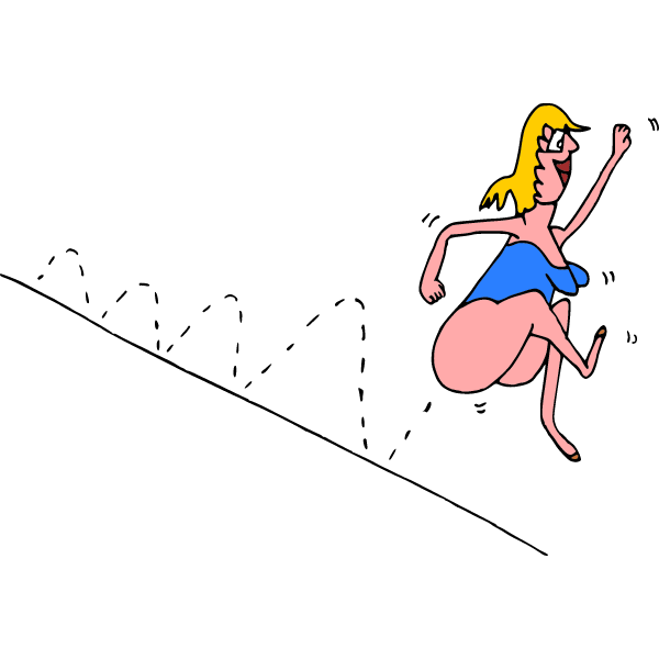 Bouncing Bertha | Free SVG