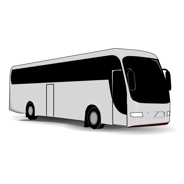 Gray bus image | Free SVG