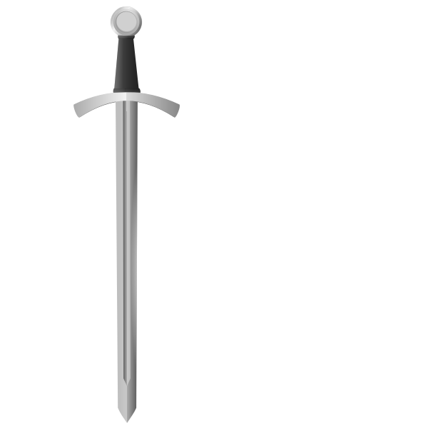 Bloody sword vector image | Free SVG