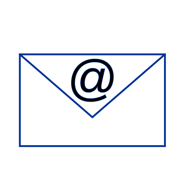 E-mail simple sign | Free SVG