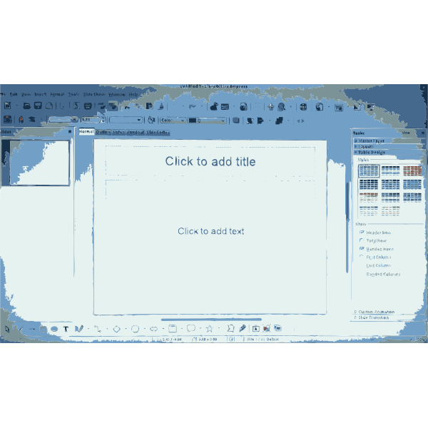 Libre office new presentation | Free SVG