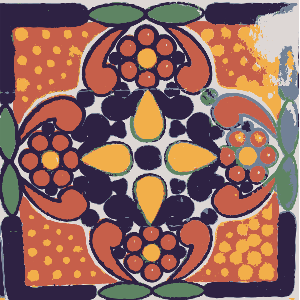 Mexican Tile 04 | Free SVG