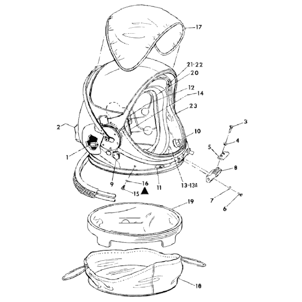 NASA flight suit development vector image | Free SVG