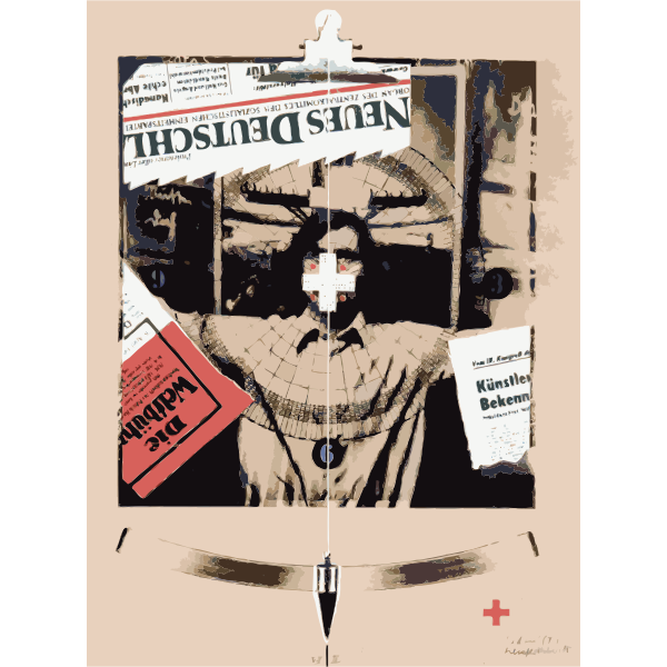 German art exhibition poster | Free SVG