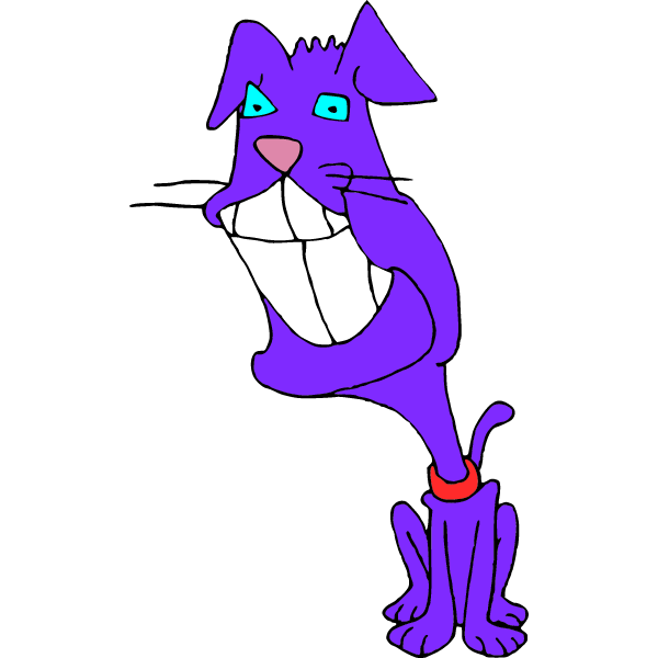 Smiling dog | Free SVG