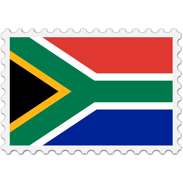 Stamp South Africa Flag Free SVG Stamp South Africa Flag Free SVG