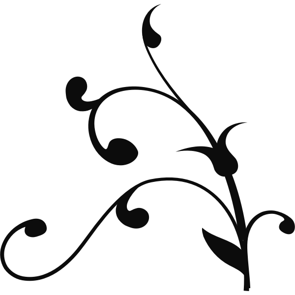 Swirling tree vector clip art | Free SVG