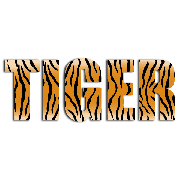 Tiger Stripes Pattern | Free SVG