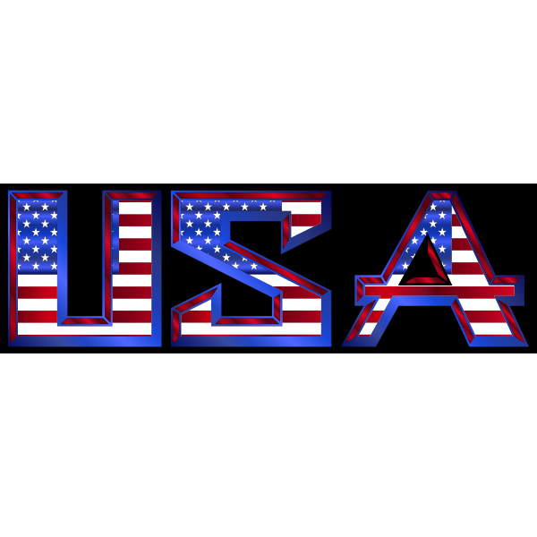 USA sign vector image | Free SVG