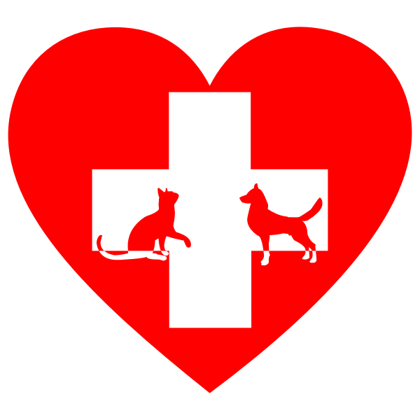 Vector drawing of red heart | Free SVG