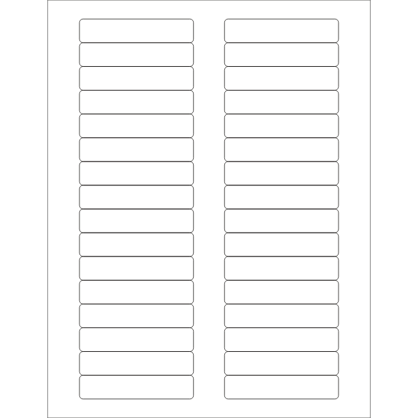 WL-173 address label template vector illustration | Free SVG