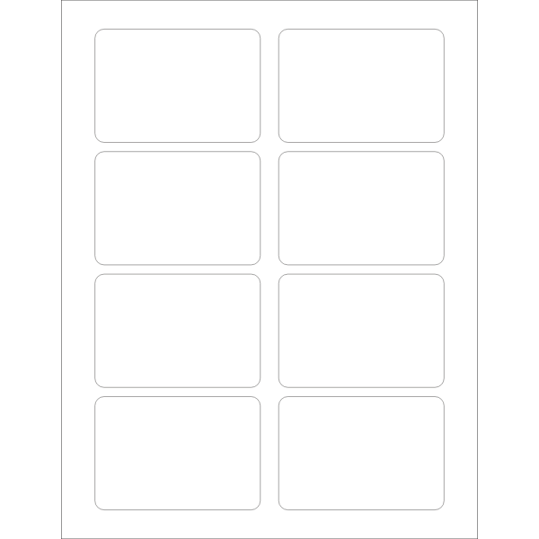 WL-5030 address label template vector drawing | Free SVG