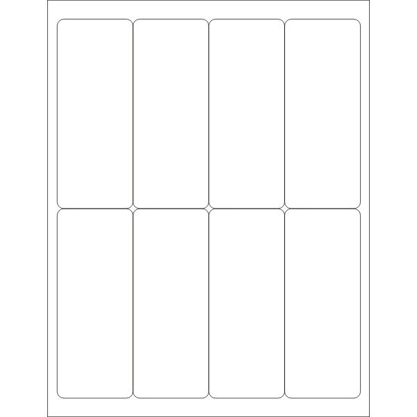WL-8250 address label template vector illustration | Free SVG