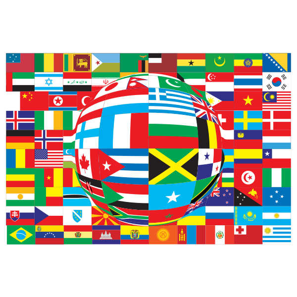 World Flags Perspective 3 | Free SVG