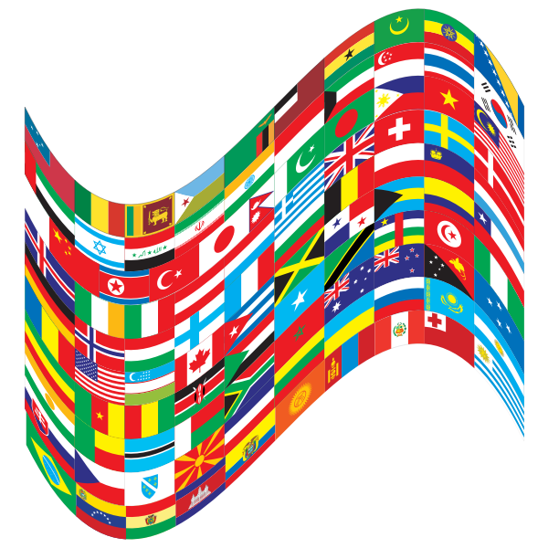 World Flags Perspective 3 | Free SVG