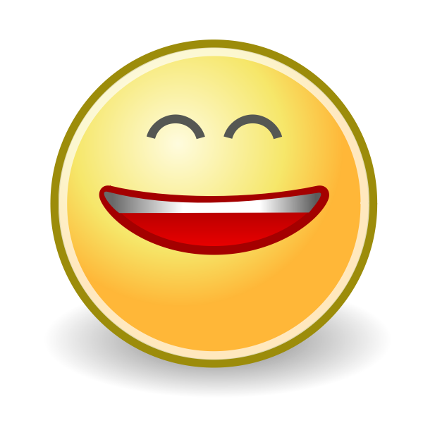 Giggle emoji | Free SVG