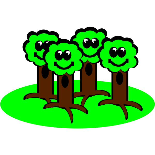 Group of trees | Free SVG