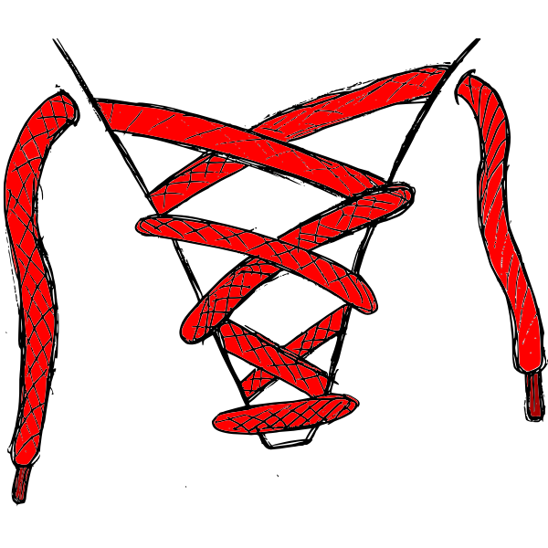 Red LED lamp | Free SVG