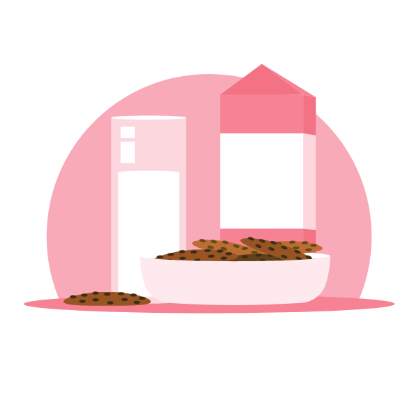 Milk and cereals | Free SVG