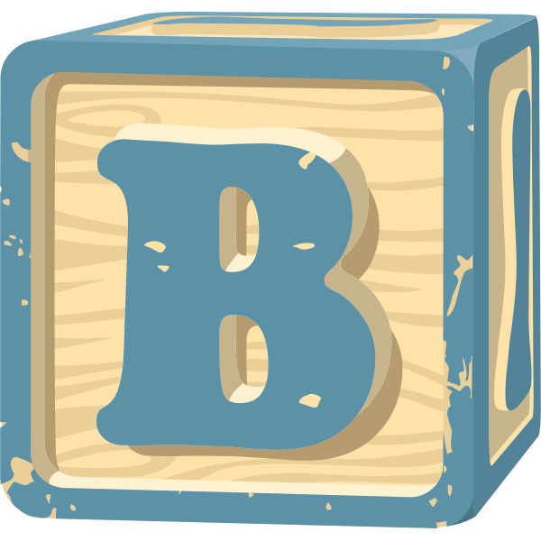 Letter Block B Free SVG Letter Block B Free SVG