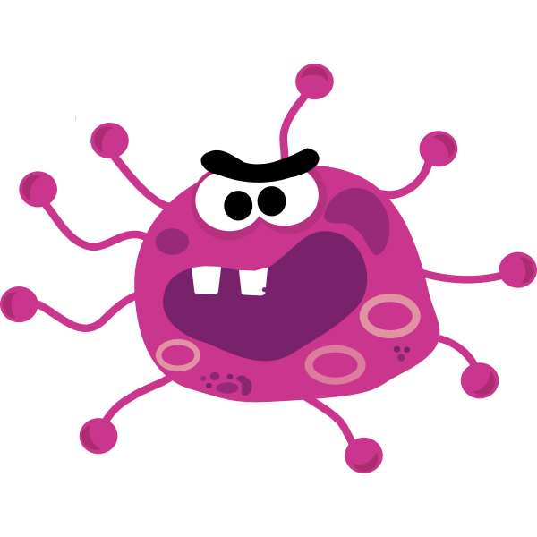 Sars-cov-2 coronavirus cartoon | Free SVG